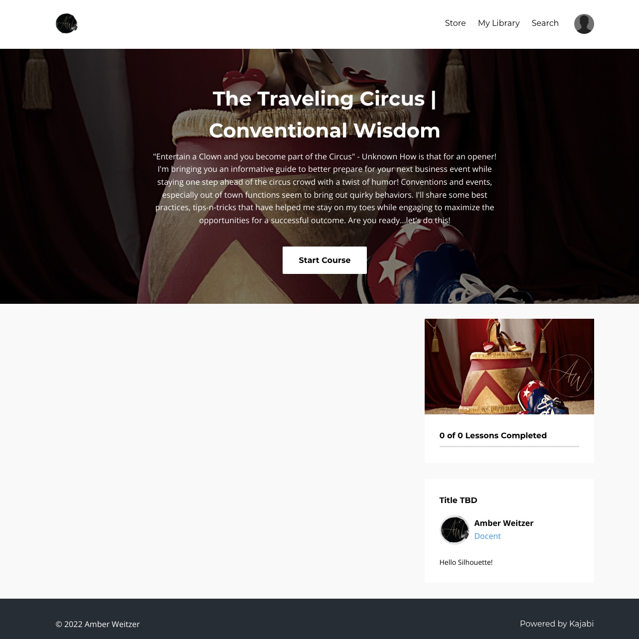 COMING SOON! The Traveling Circus | CONVENTIONal Wisdom - Silhouettes ...